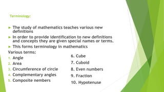 Meaning, Nature and Structure of Mathematics- Mathematics pedagogy | PPTX