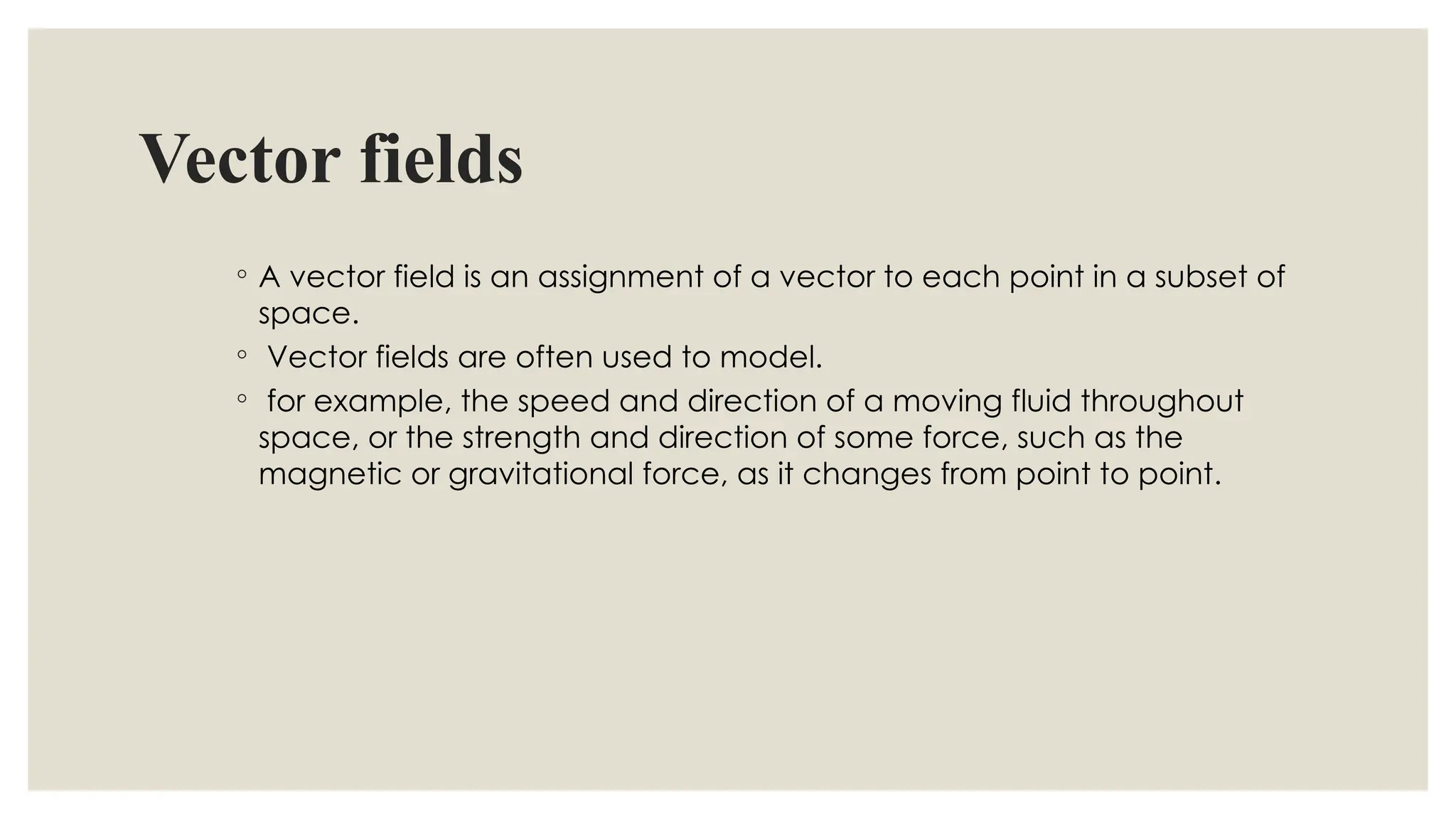 MATHEMATICS ppt on vector and vector calculus.pptx