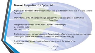 Spherical Co-ordinate system (Applications) | PPTX