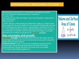 Maths presentation surface area and volume | PPTX
