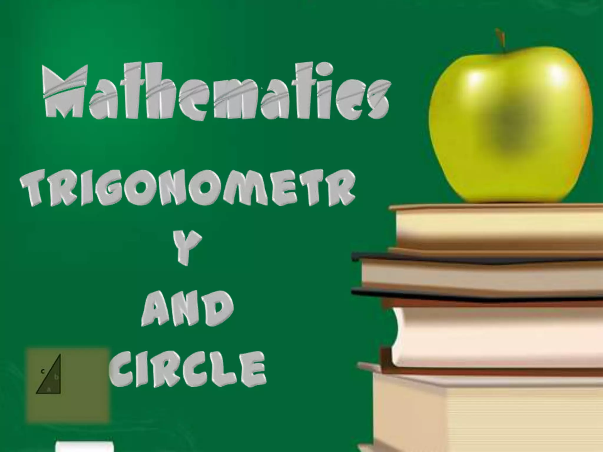 Mathematics presentation trigonometry and circle | PPTX