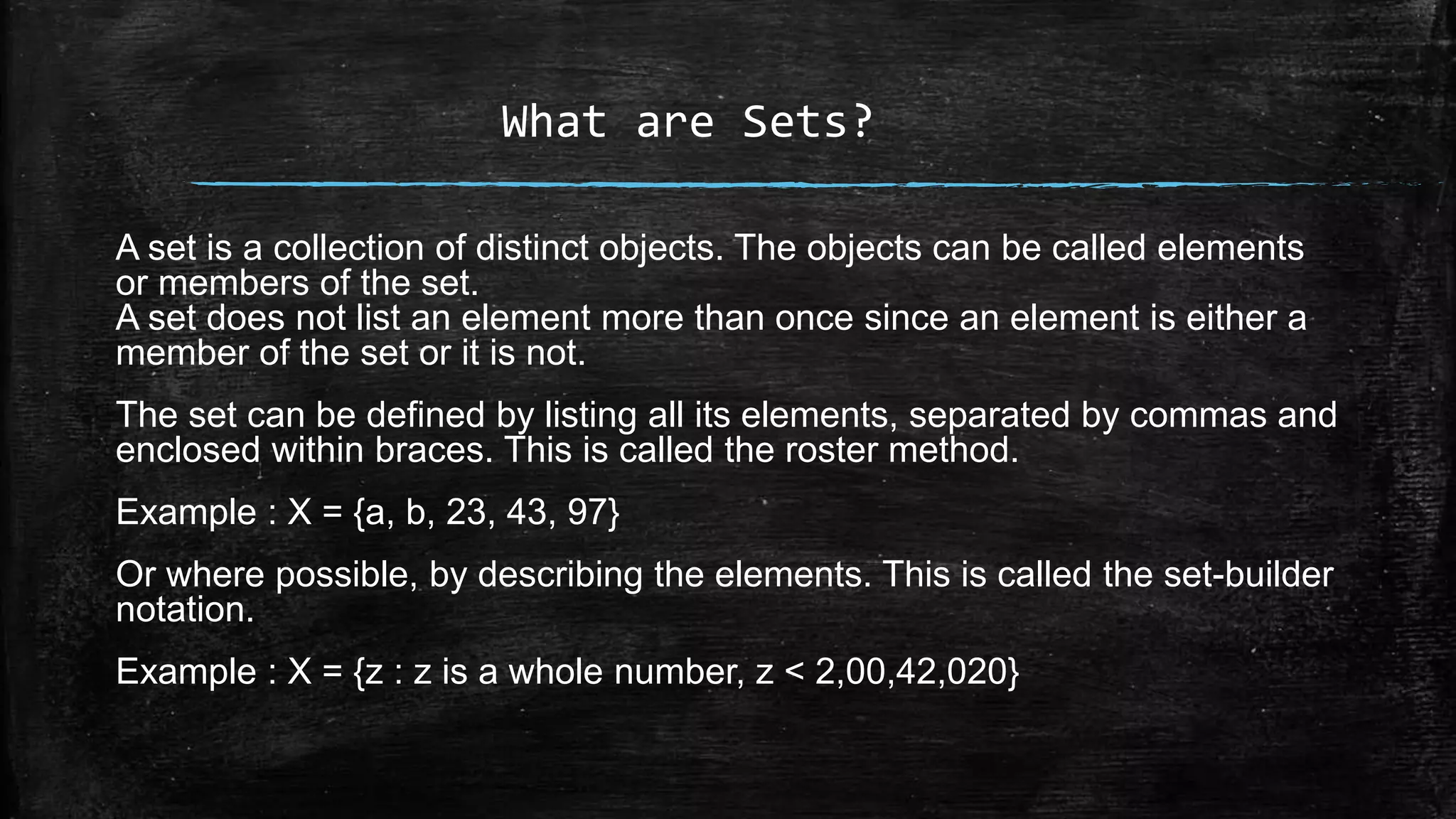 Distributive property of sets (class 11 mathematics project) | PPTX
