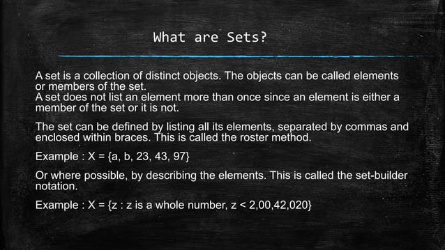 Distributive property of sets (class 11 mathematics project) | PPTX ...
