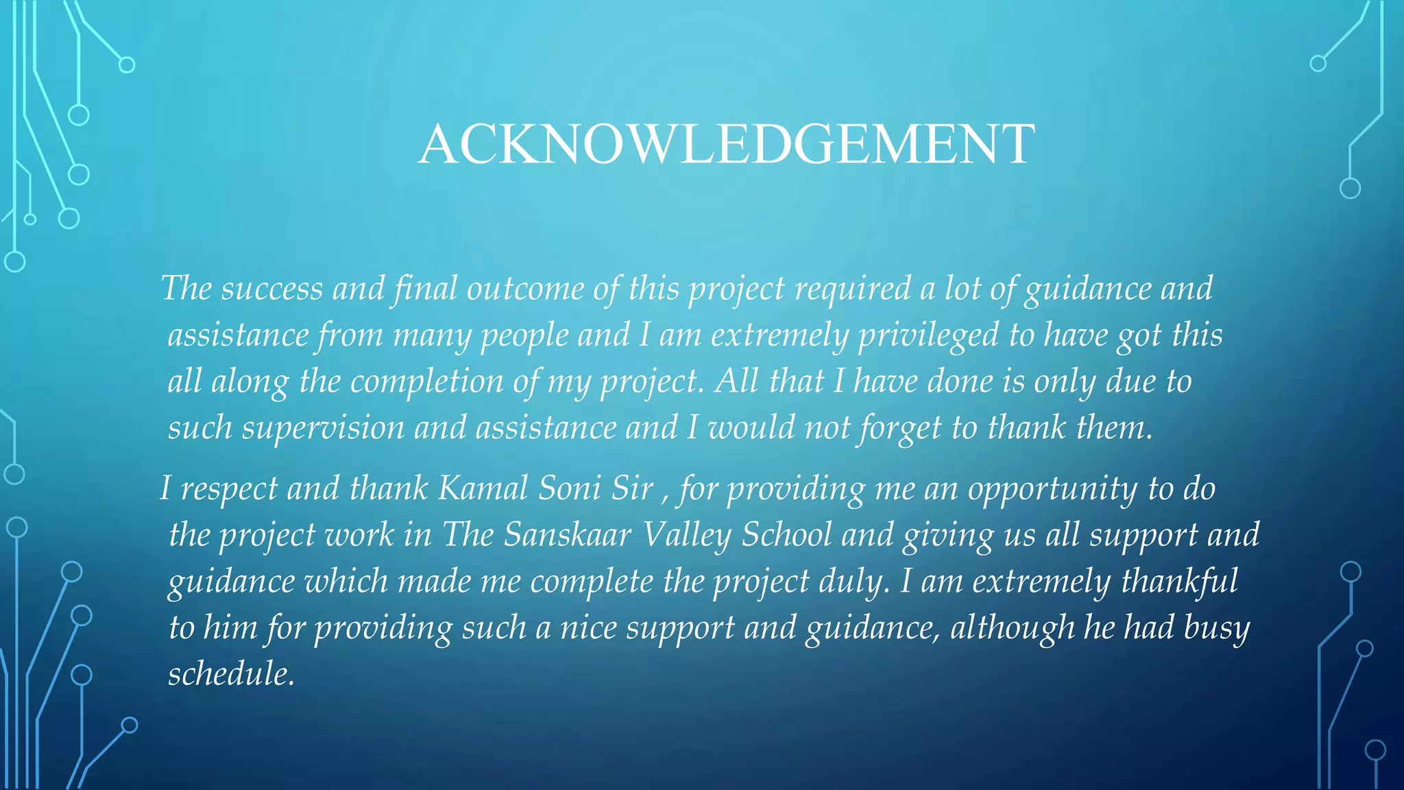 Conic Sections (Class 11 Project) | PPT