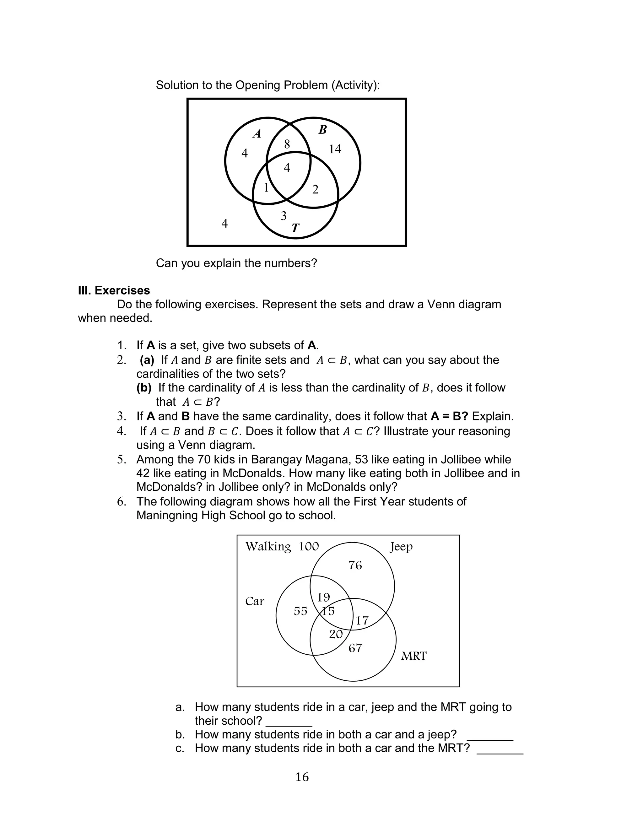 K TO 12 GRADE 7 LEARNING MODULE IN MATHEMATICS (Q1-Q2) | PDF