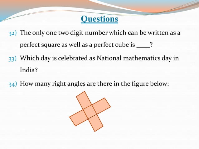 Mathematics Quiz- for school level | PPTX