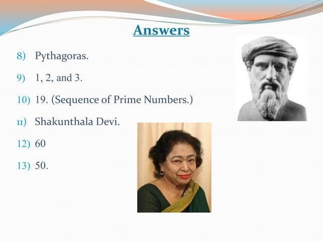 Mathematics Quiz- for school level | PPTX