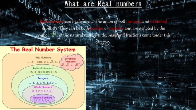 Mathematics Real Numbers PPT.pptx