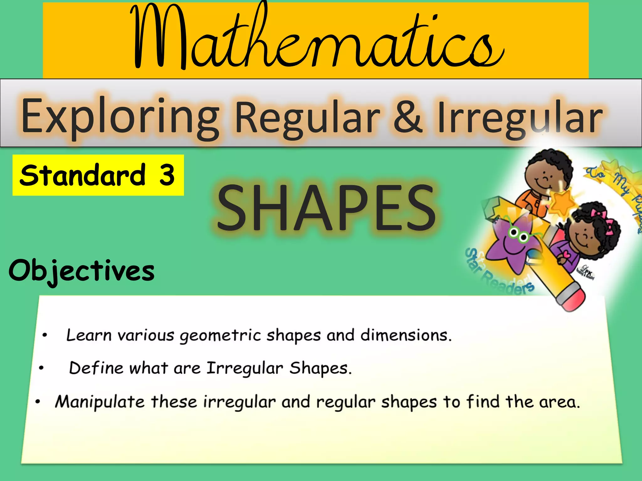 Mathematics: Regular and Irregular Shapes | PDF