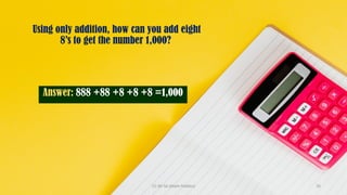 Mathematics Riddles | PDF