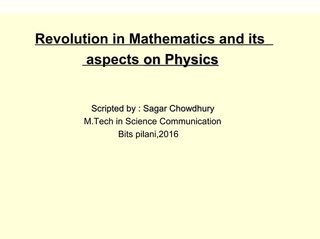 Mathematics evolution | PPT