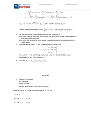 Mathematics sample assignment | PDF