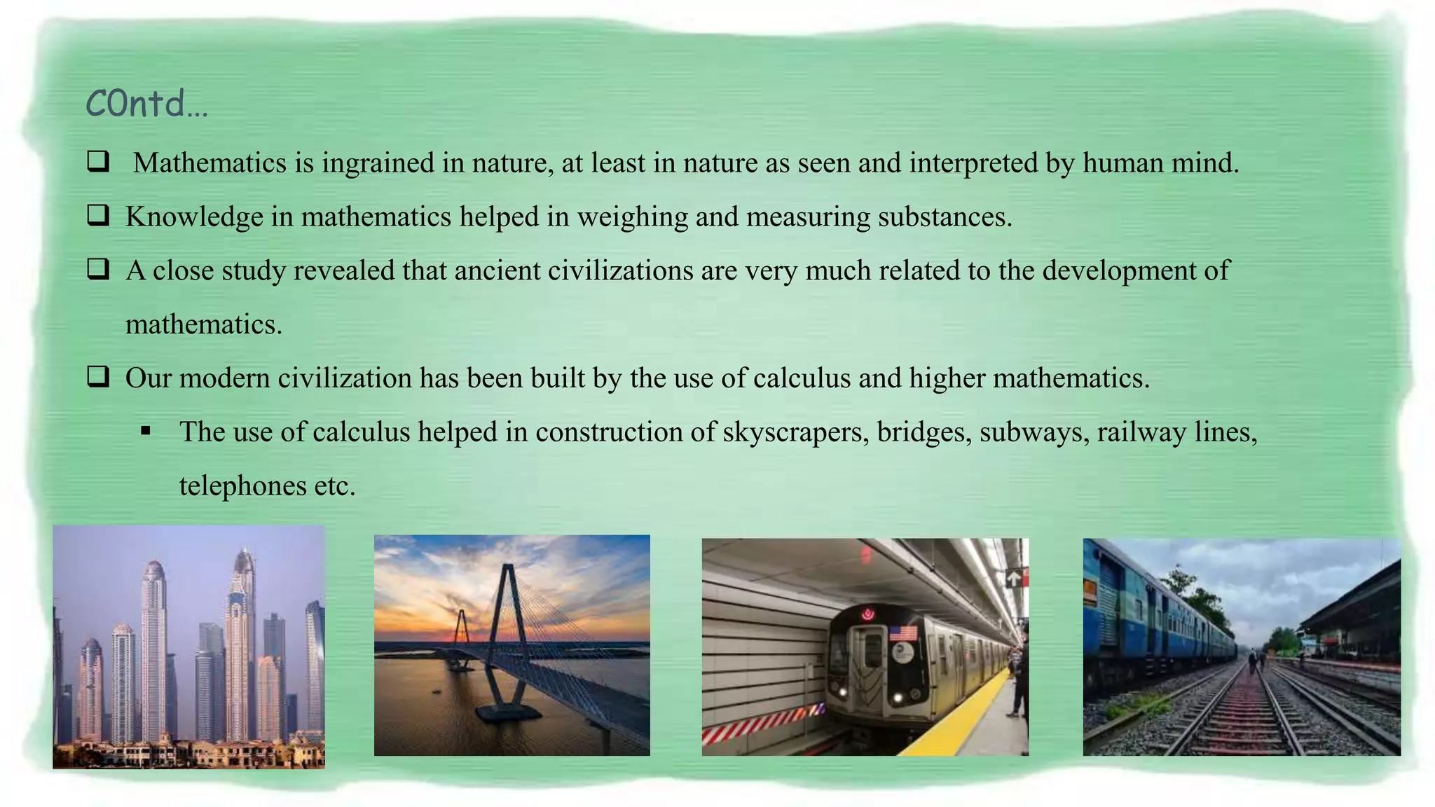 Values of learning Mathematics | PPTX