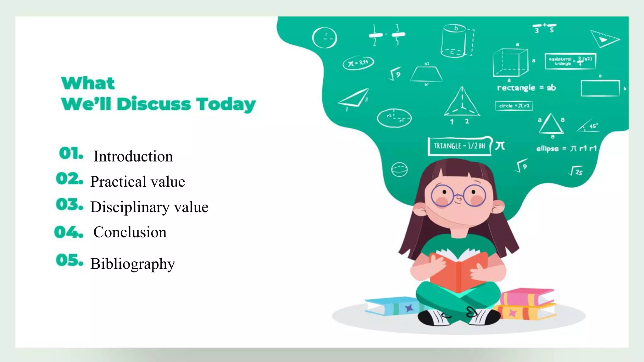 Values of learning Mathematics | PPTX