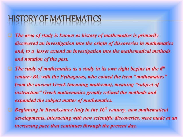 Applications of mathematics in our daily life | PPTX