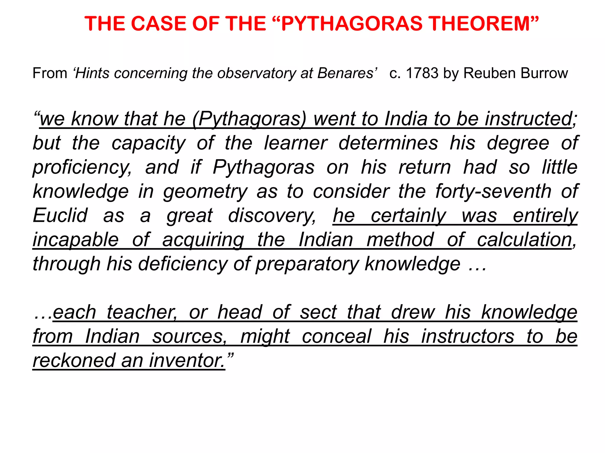 Indian contributions to mathematics | PDF