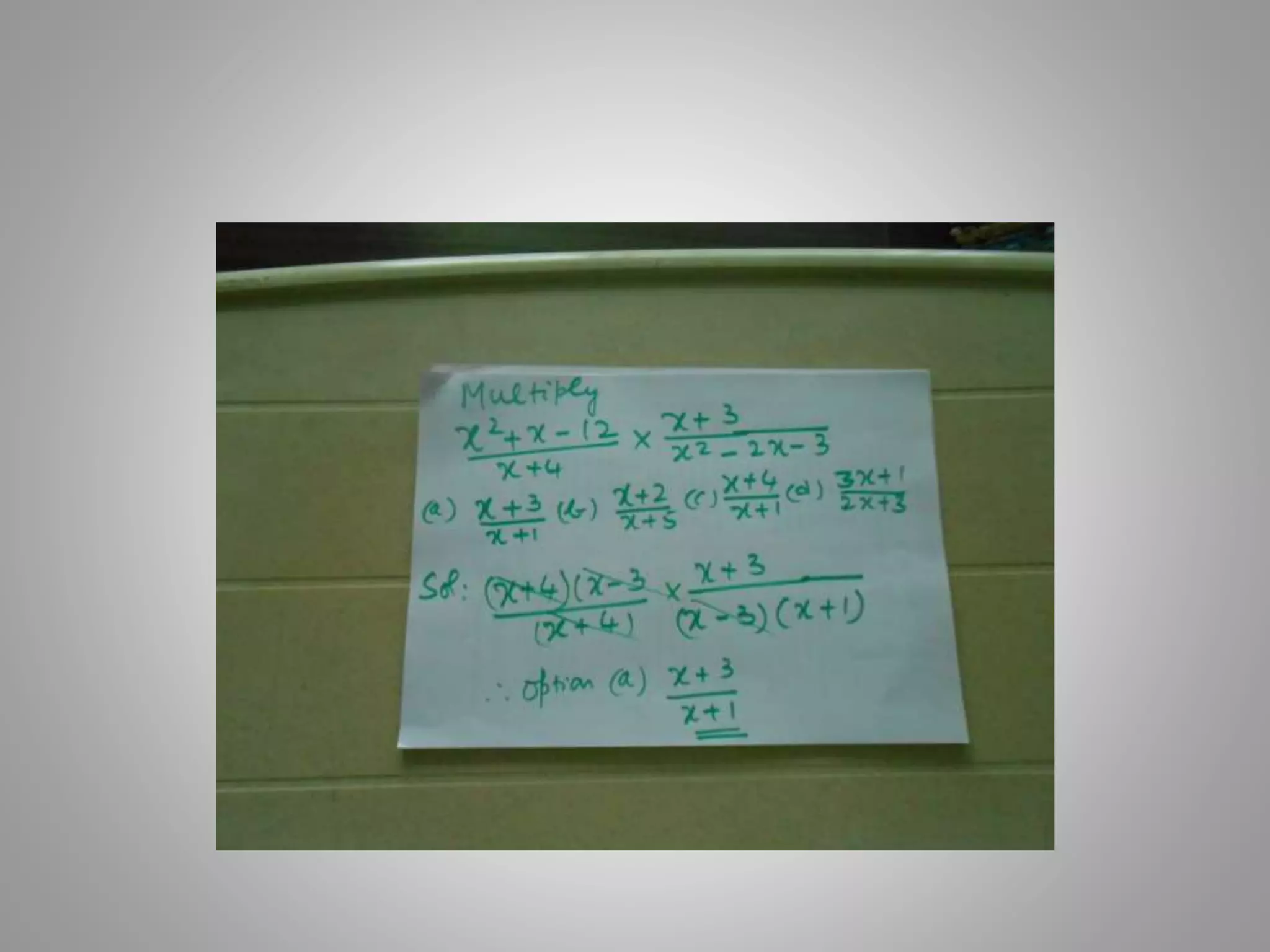 Mathematics solved problems for competitive exams | PPTX