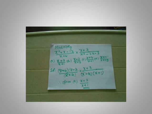 Mathematics solved problems for competitive exams | PPTX | Educational ...