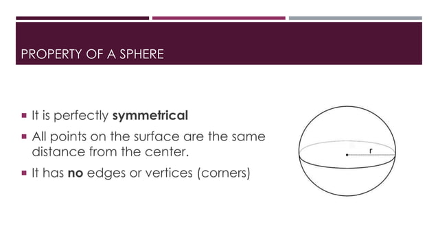 Mathematics – Sphere and Prism | PPTX