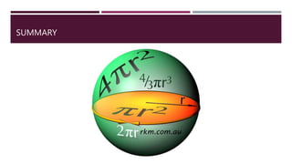 Mathematics – sphere and prism | PPTX
