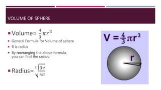 Mathematics – sphere and prism | PPTX