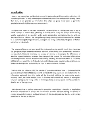 Mathematics survey assignment | DOCX