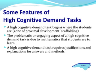 Mathematics task framework | PPT