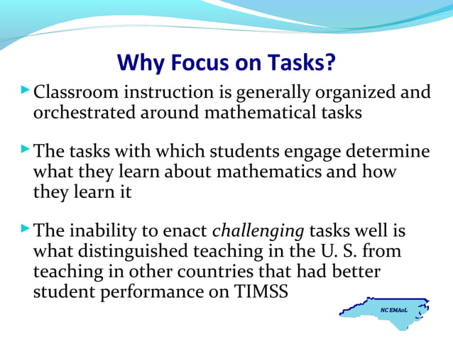 Mathematics task framework | PPT