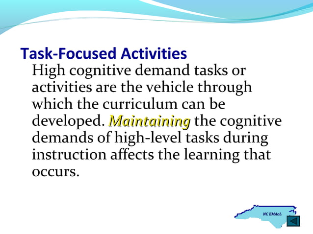 Mathematics task framework | PPT