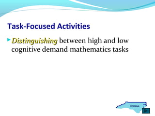 Mathematics task framework | PPT
