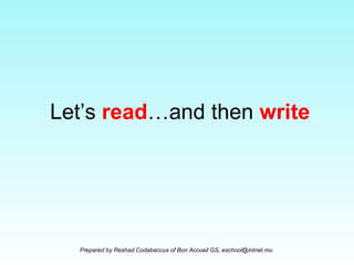 Mathematics - Writing in words | PPT