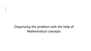 Mathematisation- A core skill | PPTX