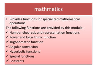Mathemetics module | PPT