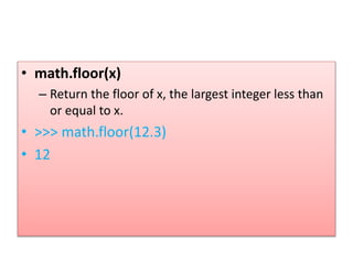 Mathemetics module | PPT
