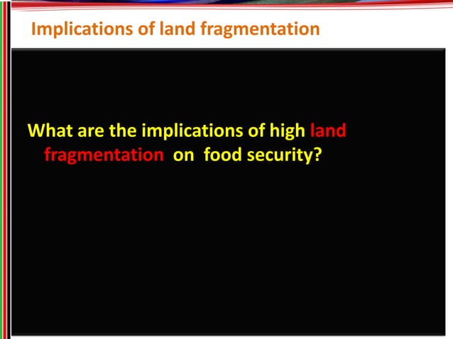 land fragmentation and the future of food security-Mathenge mwehe | PPSX