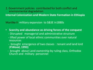 Conflict,environment and the Military in Ethiopia | PDF