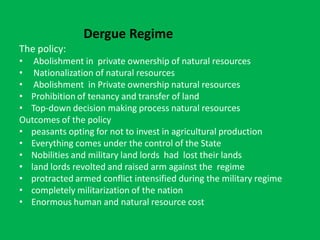 Conflict,environment and the Military in Ethiopia | PDF