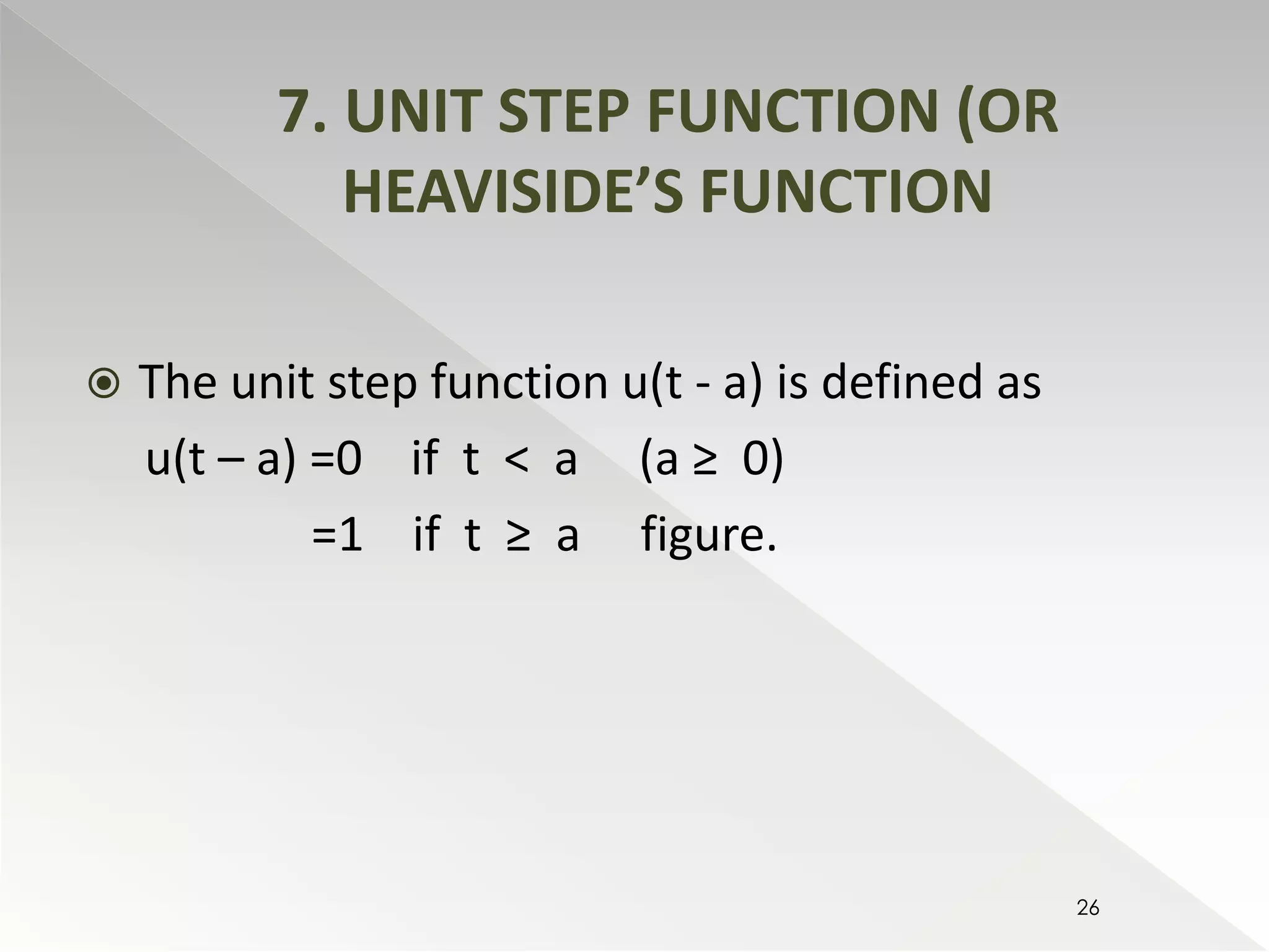 Laplace periodic function with graph | PPTX | Physics | Science