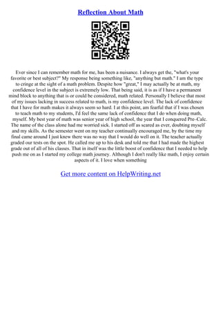 Math Essay Topics | PDF