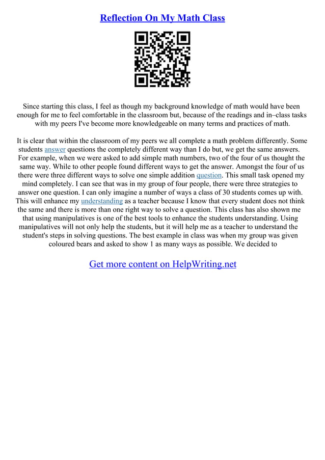 Math Essay Topics | PDF