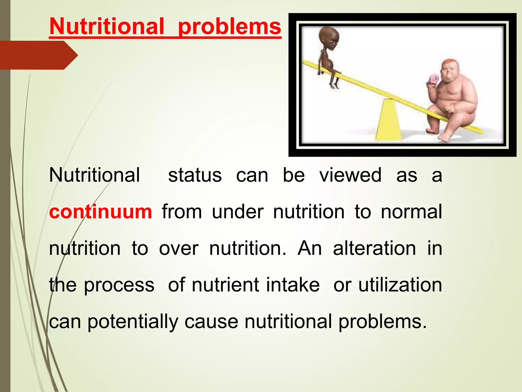 NUTRITIONAL PROBLEMS & OBESITY | PPTX