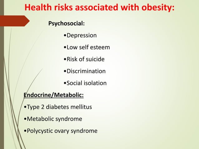 NUTRITIONAL PROBLEMS & OBESITY | PPTX