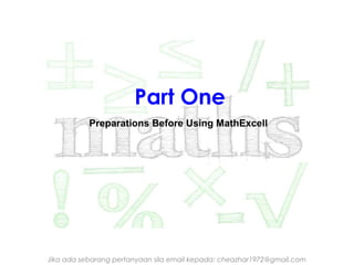 Math excell | PPT