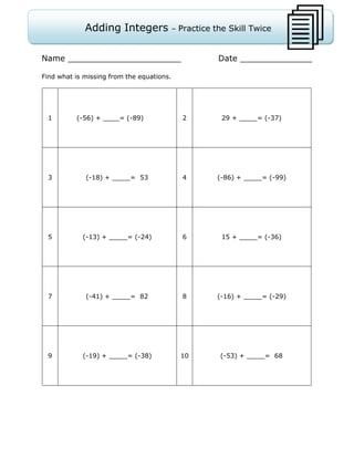 Math exercises | PDF