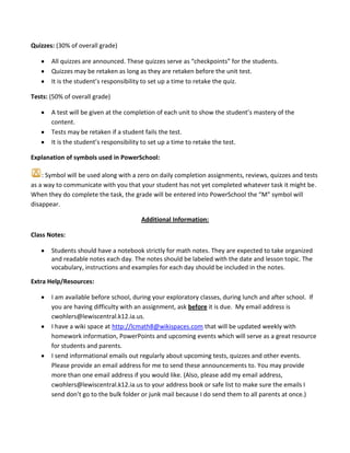 Math Expectations | PDF