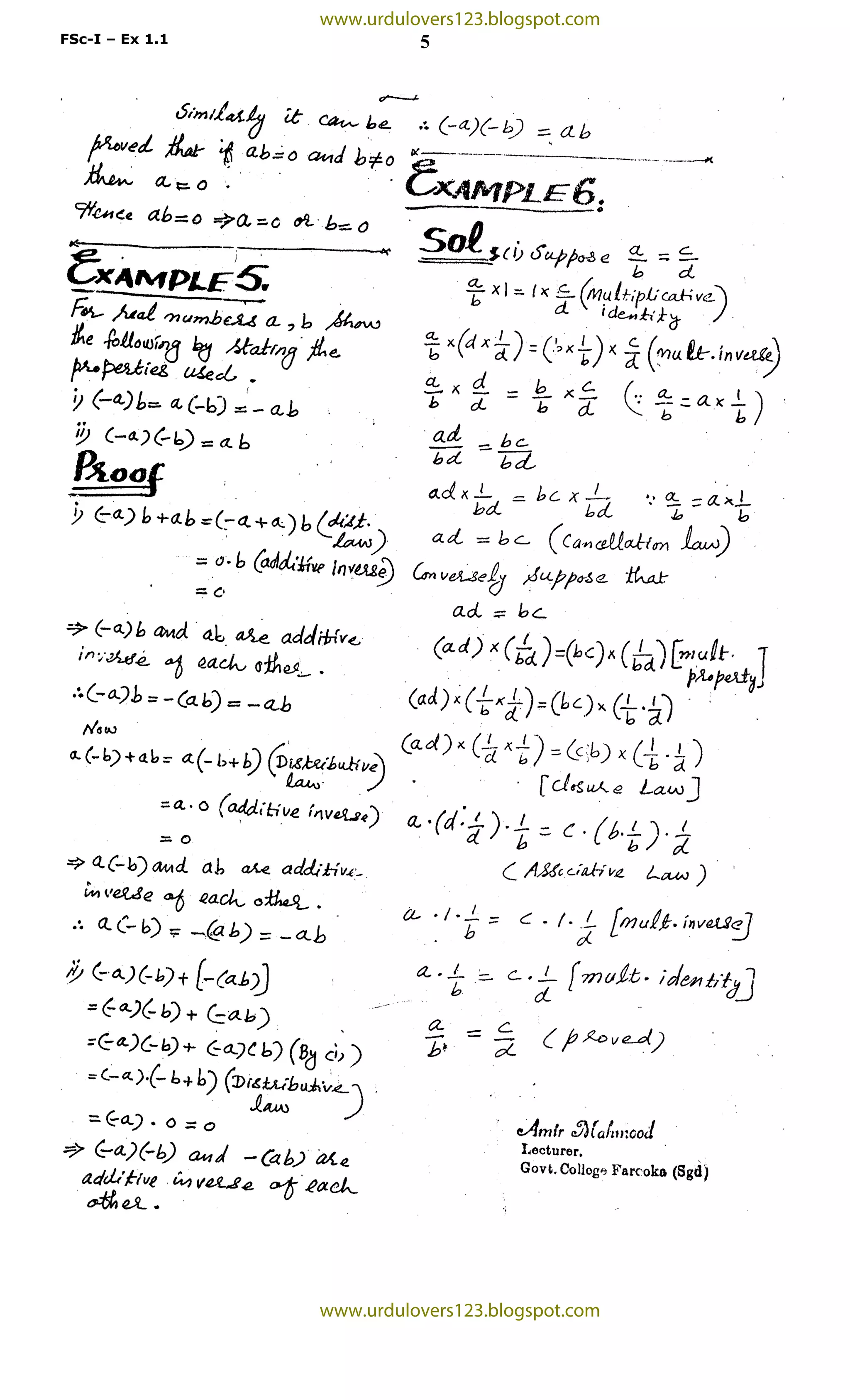 Math f.sc 1.1 notes(bookspoint.net) | PDF