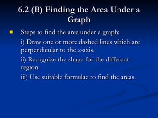 Math(F5) Gradient And Area Under A Graph 6.2 | PPT