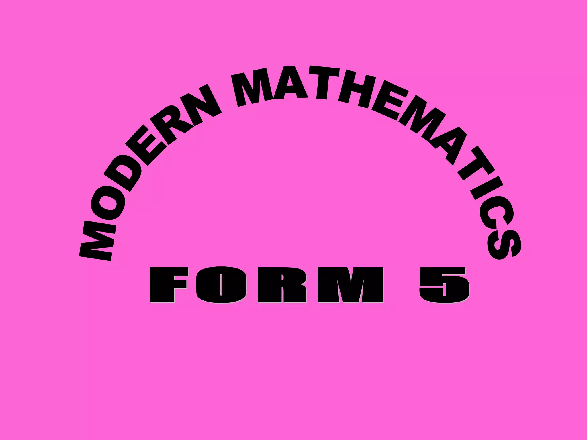 Math(F5) Transformation Iii | PPT