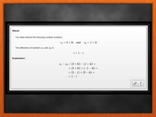 PowerPoint on Complex Number, Digital unit | PPTX