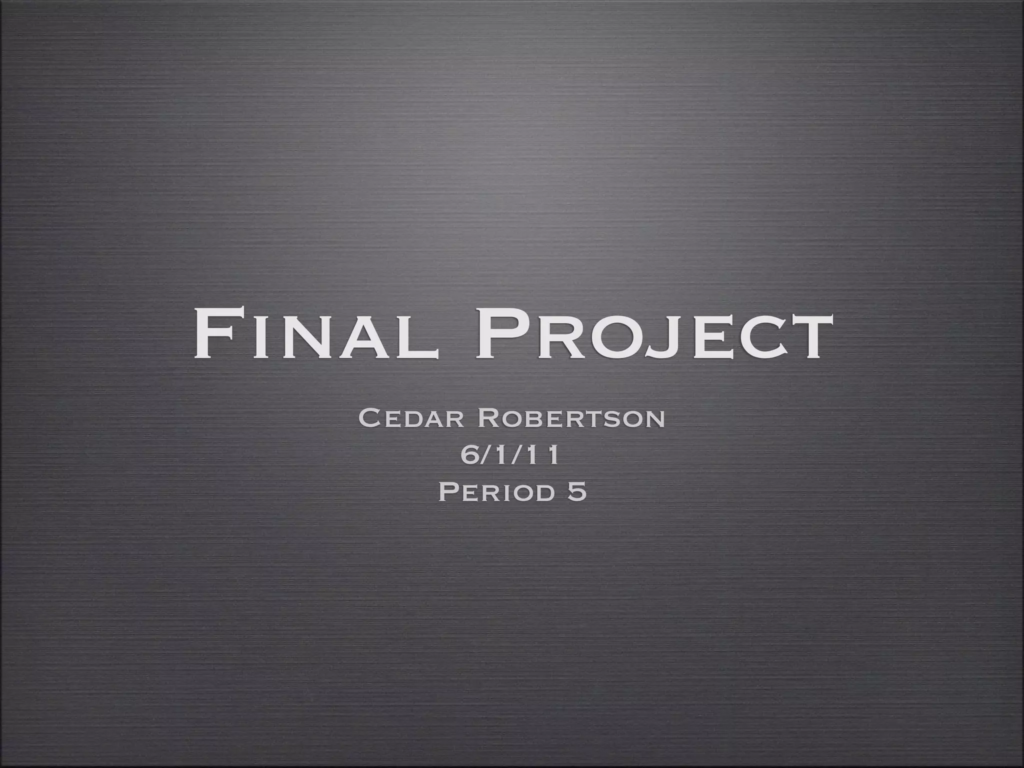 Math final project | KEY